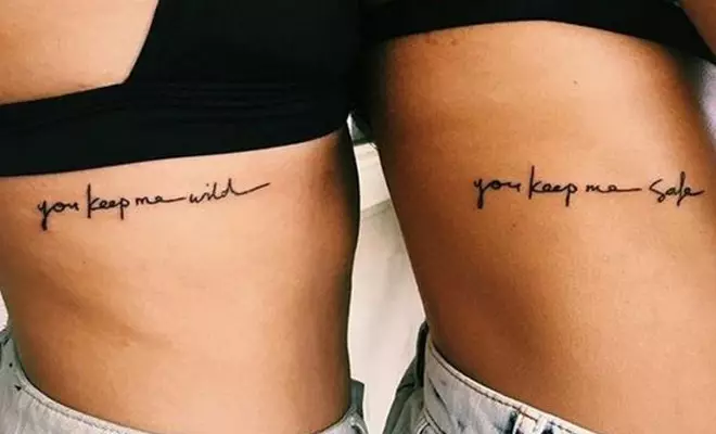Frazë për tatuazh me një mik të mirë