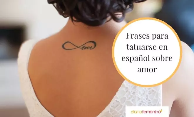 Испани хэл дээрх хайрын тухай шивээс хийх хэллэгүүд