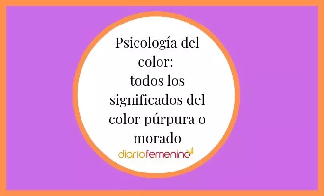 Significati speciali del colore viola o viola secondo la psicologia