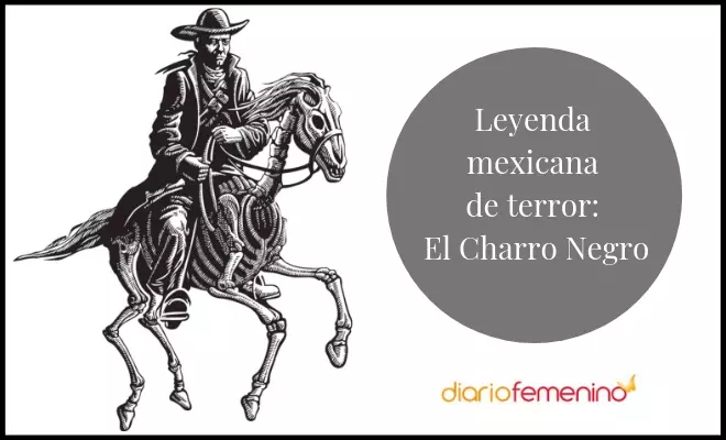El Charro Negro: chwedl arswydus o Fecsico sy'n sôn am uchelgais