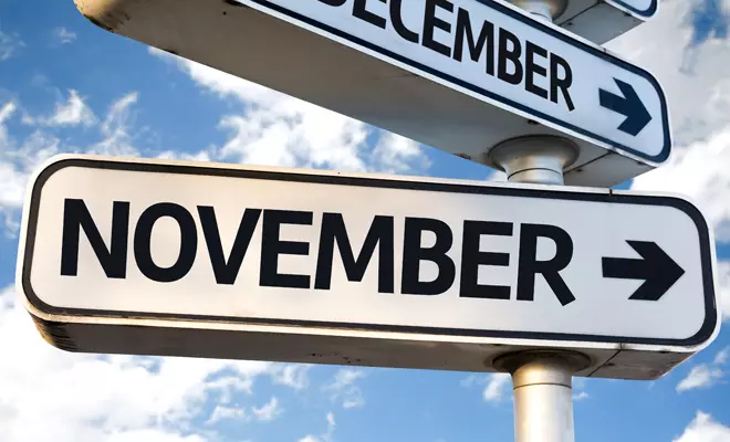 Drømmer om november måned: alt er klar